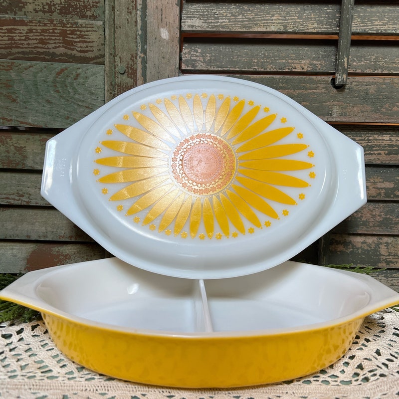 Pyrex Daisy Pattern - Etsy