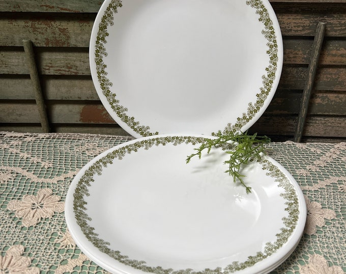 Set of 4 Corelle Spring Blossom Dinner Plates * Dinnerware Corelleware ...