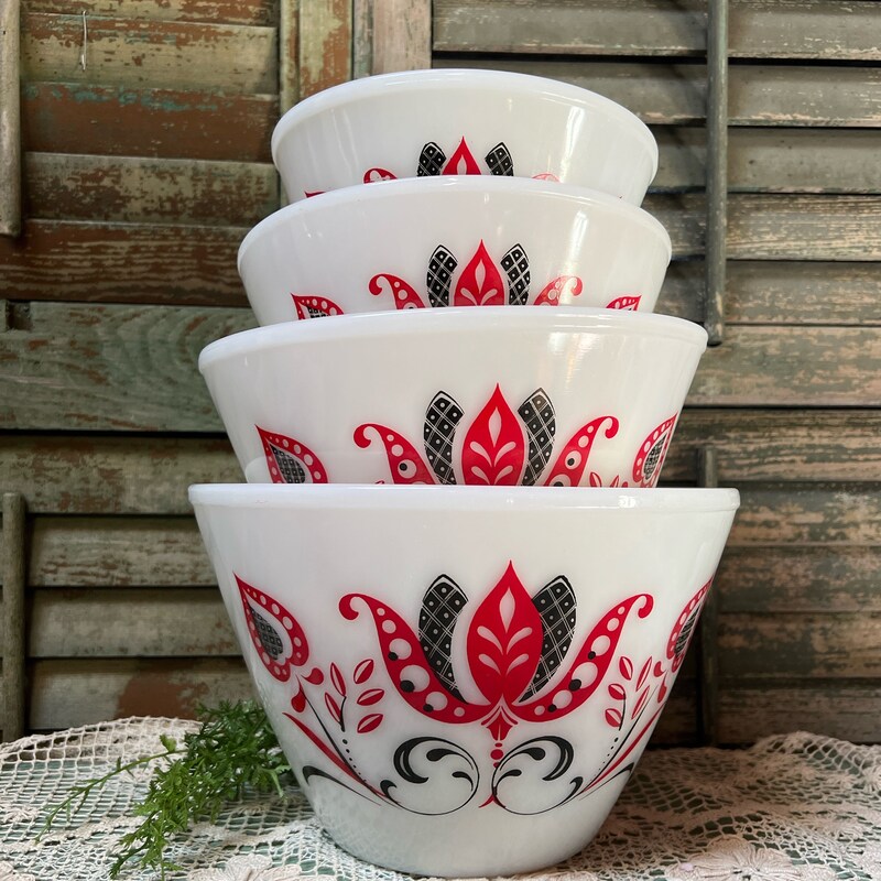 Fire King Tulip - Etsy