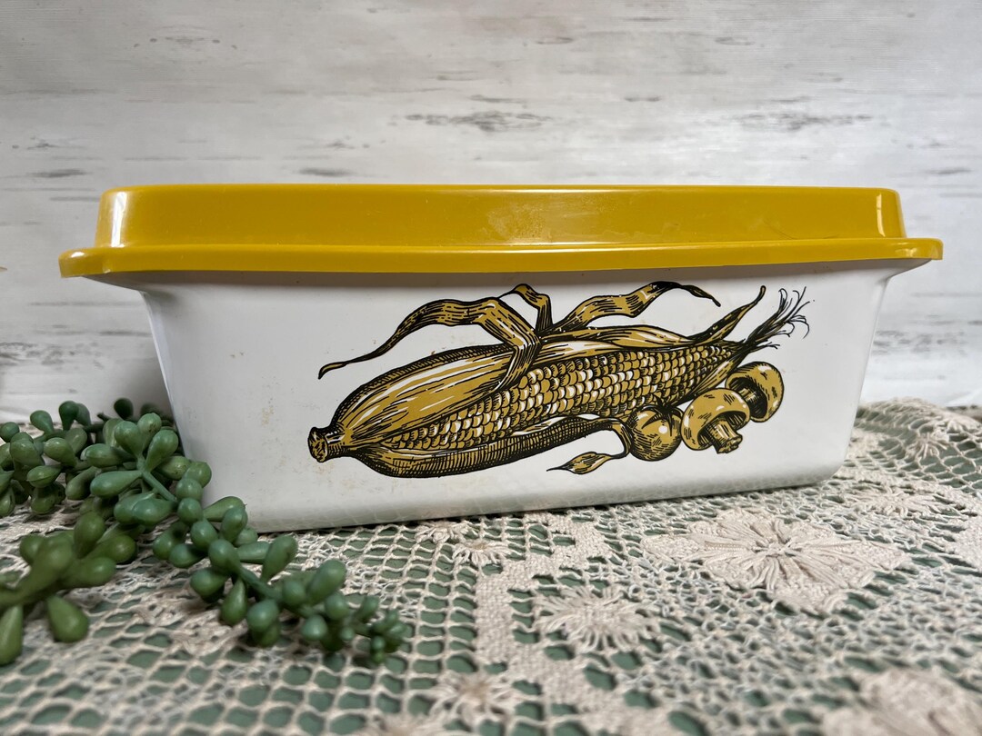 Corningware Nature’s Bounty Loaf Pan Baking Dish With Lid P-315-B - Etsy