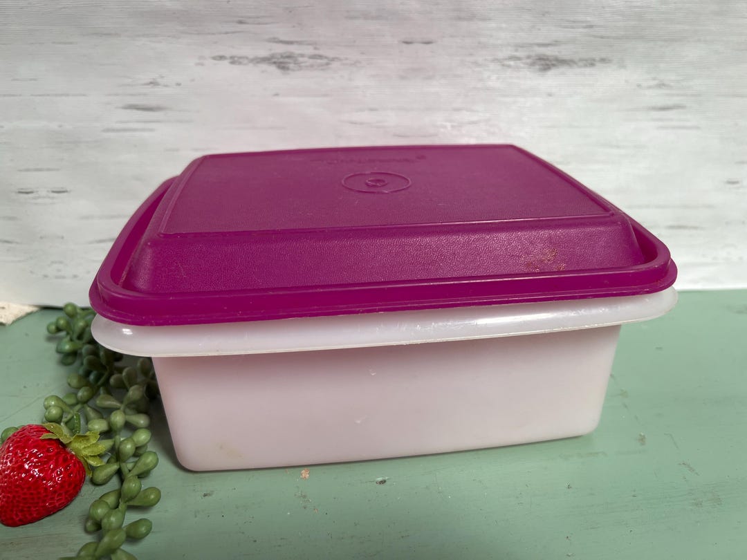 1990s Tupperware Ice Cream Keeper Berry Pink Lid 1254 - Etsy