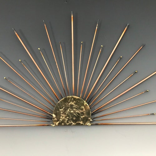 Abstract Metal Wall Art Metal SUNBURST Metal Sun Abstract | Etsy