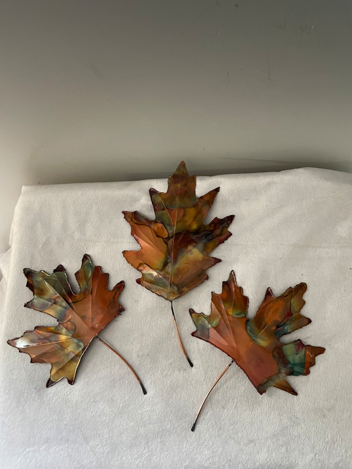 Metal (copper)oak Leaf,wall Decor, Decor,wall Art,hand Made Decor,fall ...