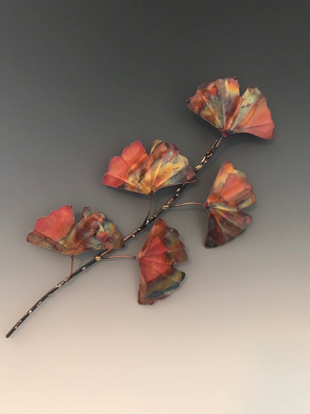Gingko Leaf Sculpture, Gingko, Tree Sculpture, Wall Art,wall Decor ...