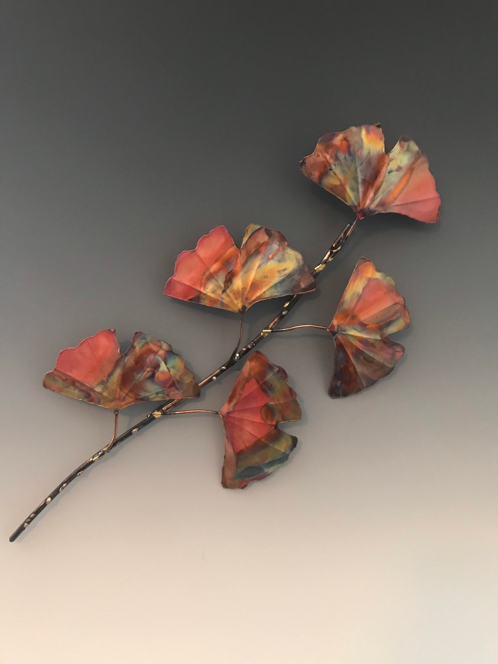 Gingko Leaf Sculpture, Gingko, Tree Sculpture, Wall Art,wall Decor ...