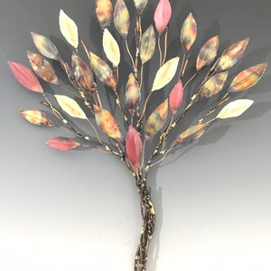 COPPER METAL TREE, Metal Art, Metal Wall Art, Metal Wall Decor, Copper ...