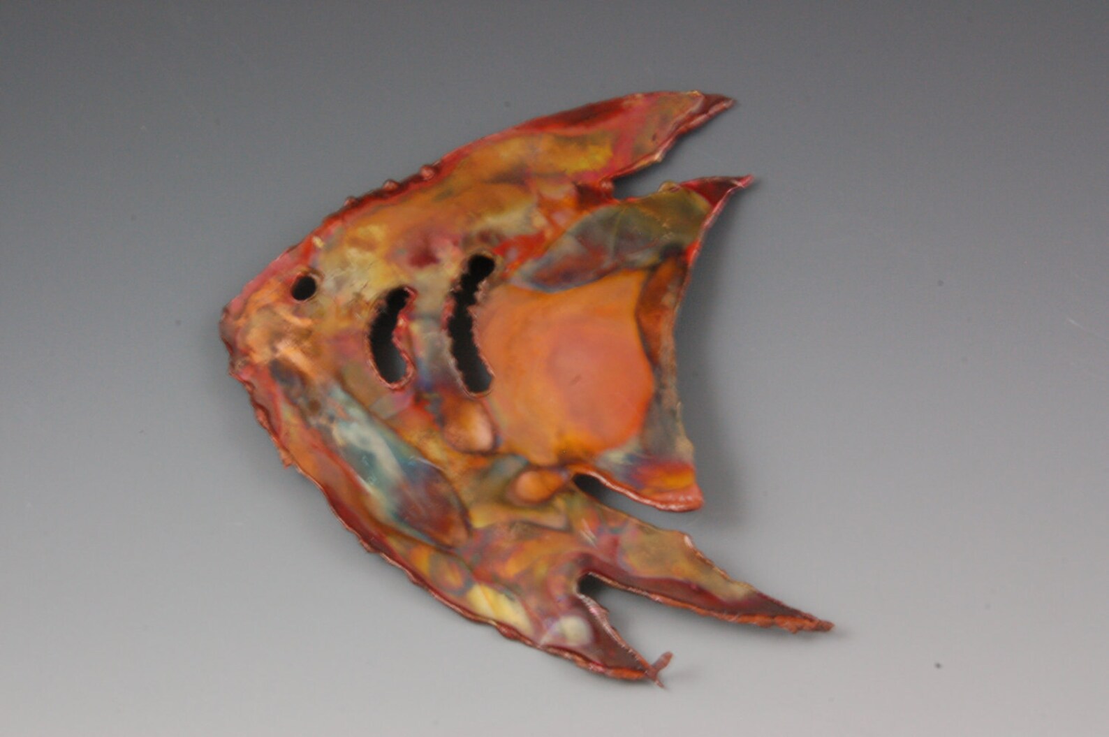 COPPER ANGLE Fish:metal Wall Art,metal Sculpture,wall Art, Fish Art ...