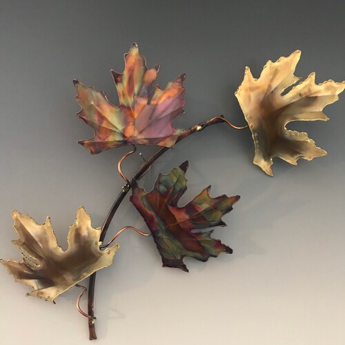 Copper Maple Leaf - Etsy