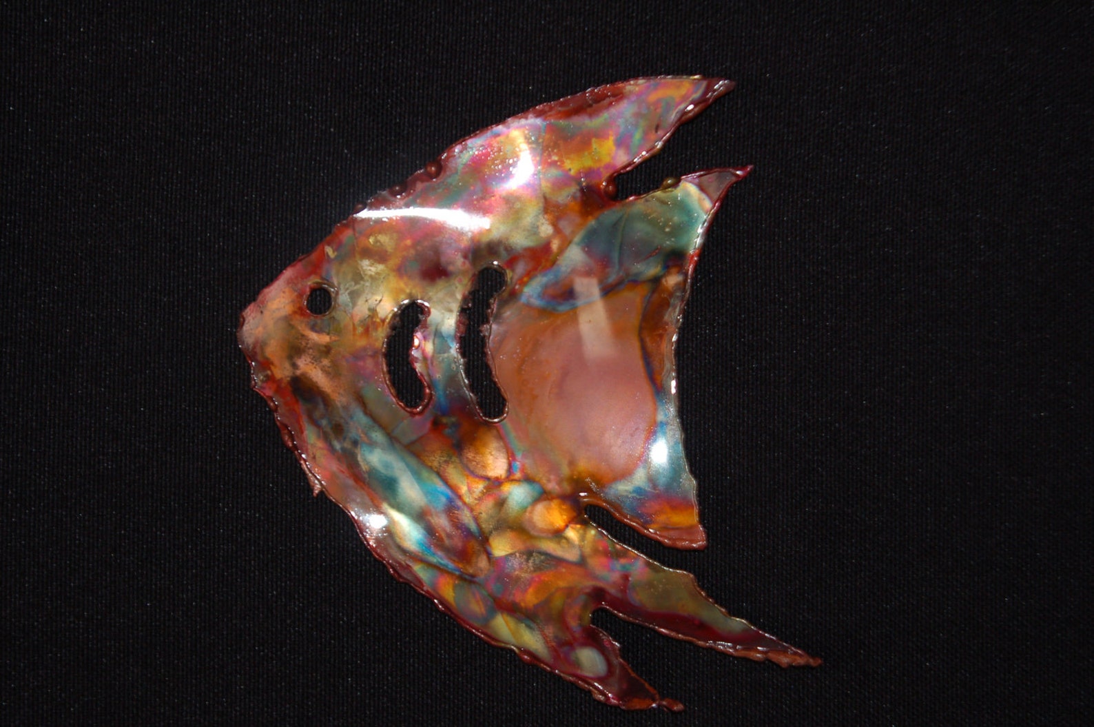 COPPER ANGLE Fish:metal Wall Art,metal Sculpture,wall Art, Fish Art ...