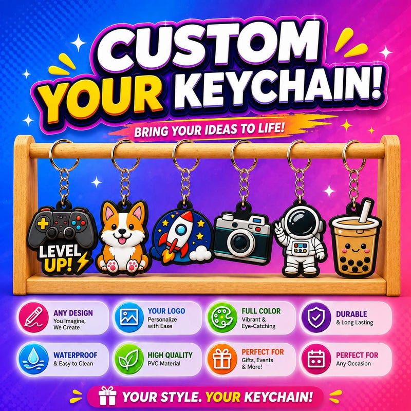 Pvc Custom Charms - Etsy