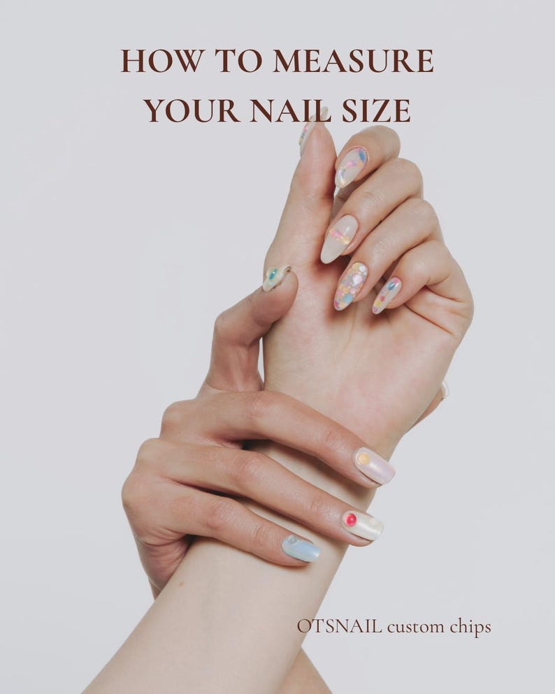 Sakura Petal Press on Nails - Hand Painted Cherry Blossom Japanese Gel ...