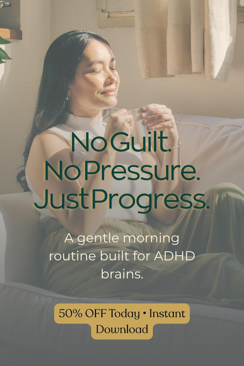 ADHD Morning Routine Tracker Printable PDF | ADHD Planner for iPad ...