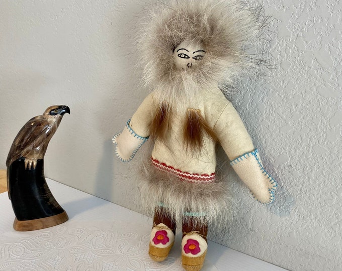 Eskimo Doll, Inuit, Native American, Alaska Souvenir - Etsy