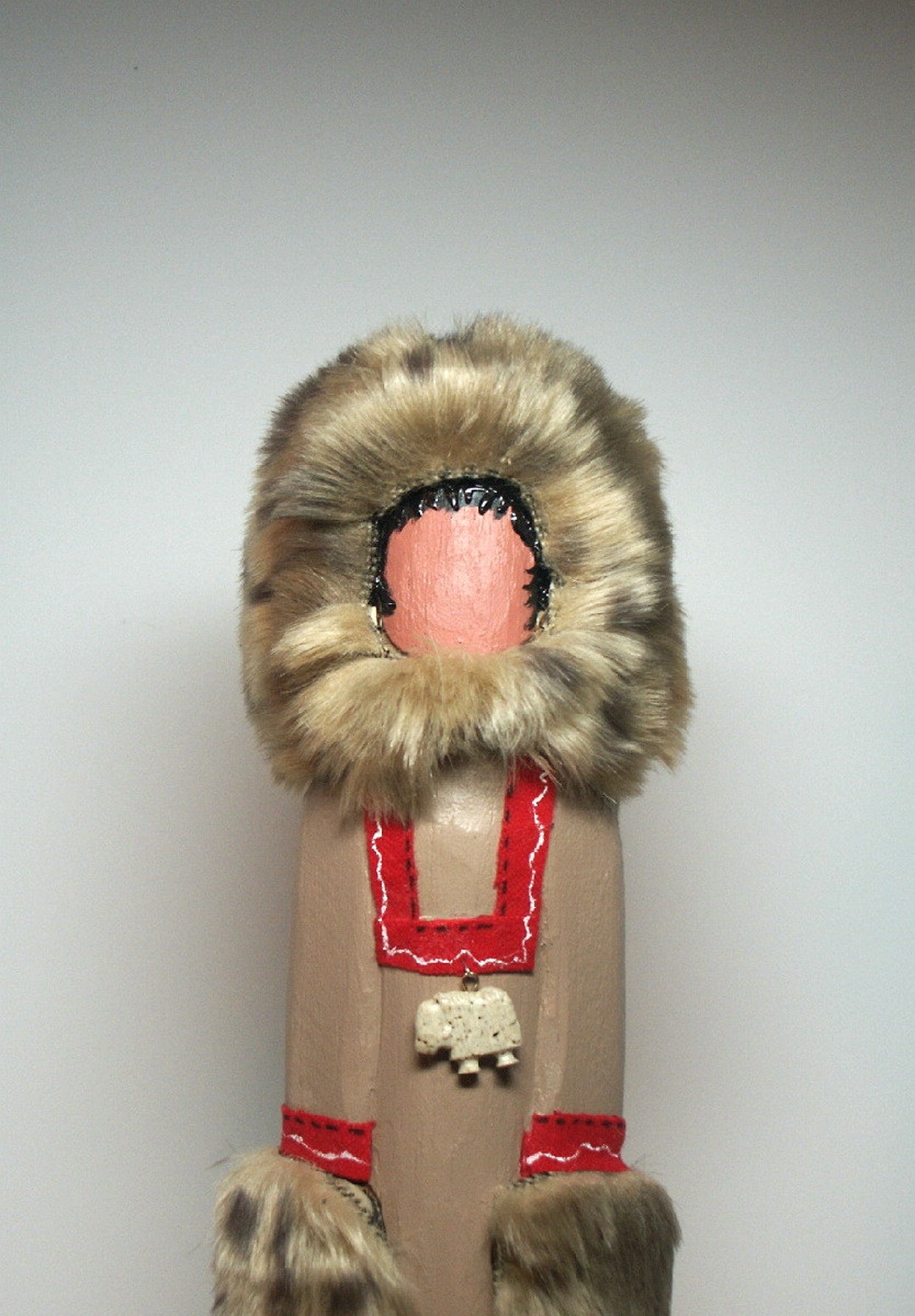 Eskimo, Native American Indian No Face Dolln Alaska Inuit Art Doll - Etsy
