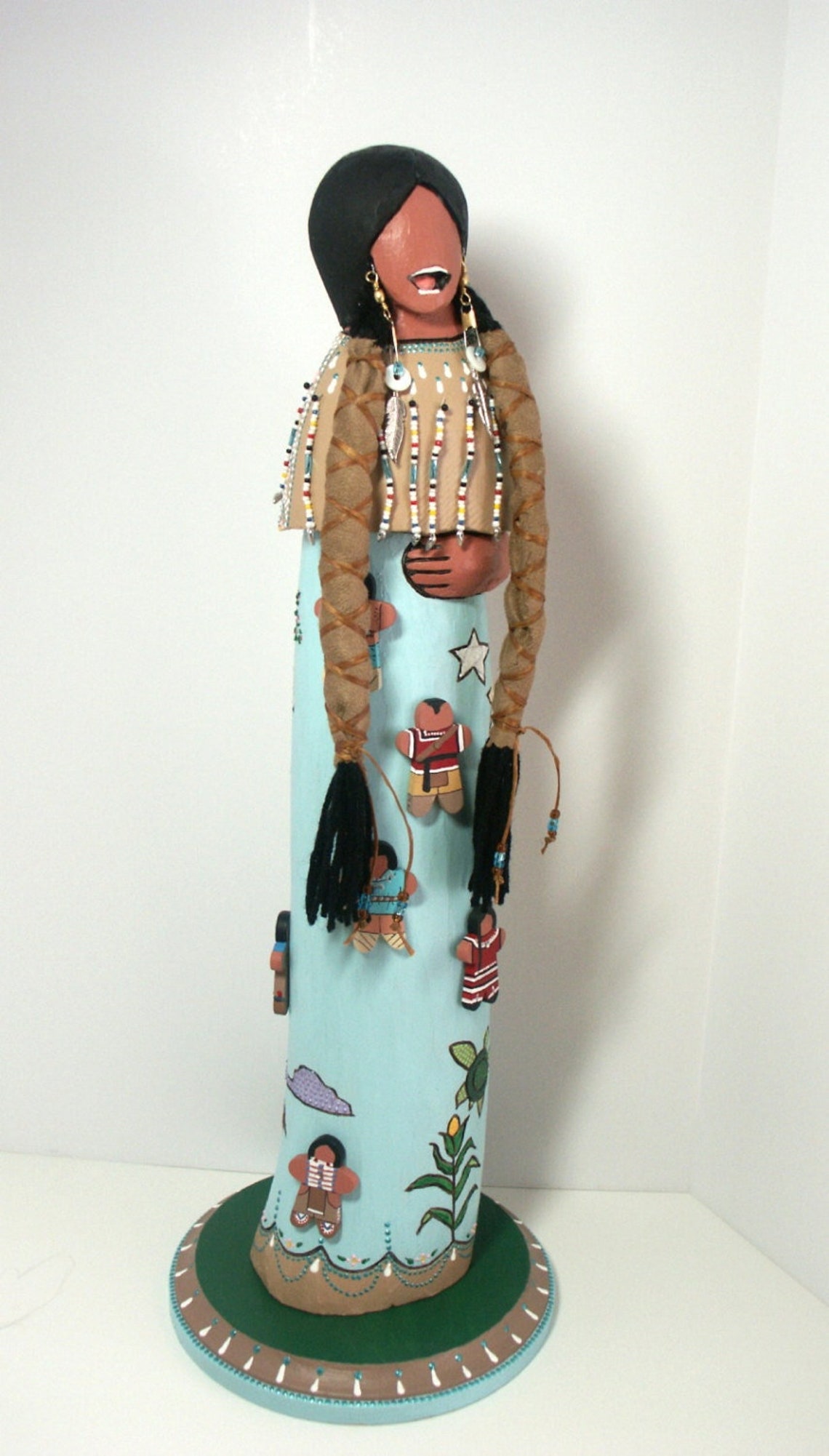 Storyteller Native American Indian Faceless Art Doll | Etsy