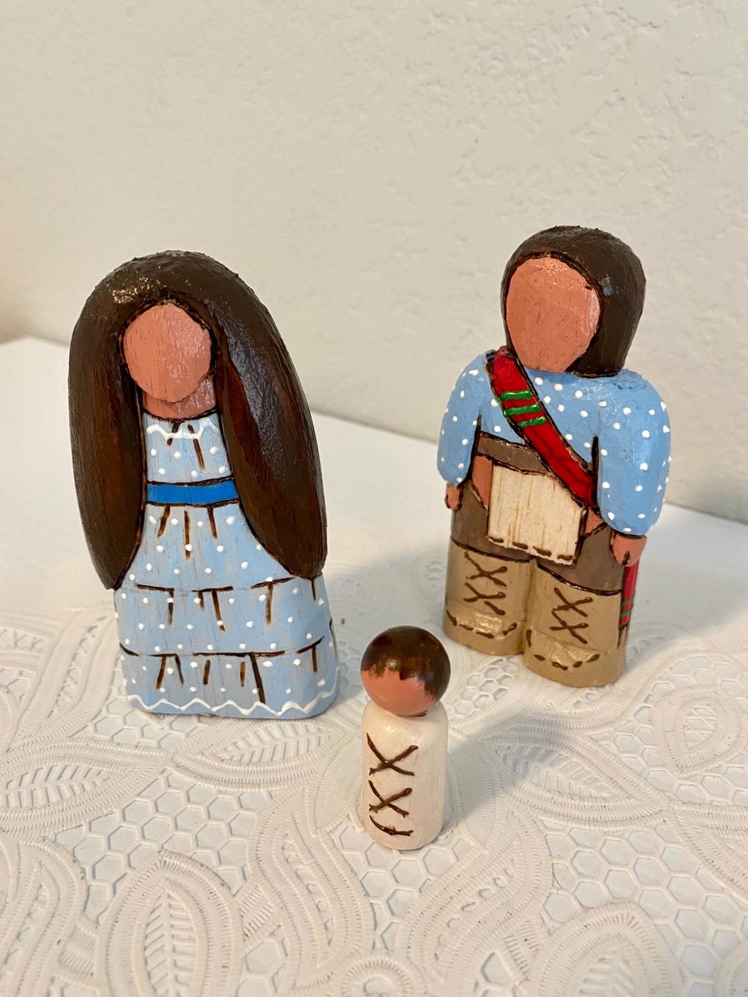 Nativity, Native American Faceless Art Dolls Cherokee - Etsy