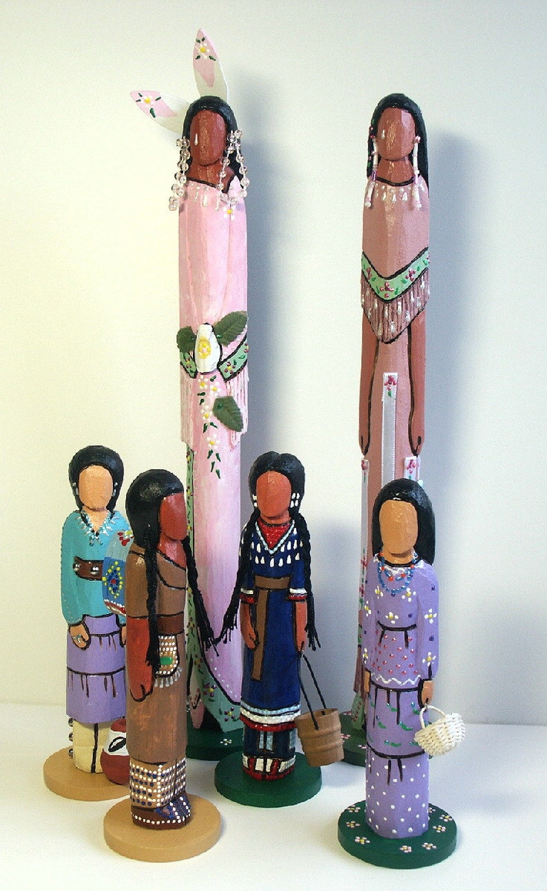 NAVAJO Native American Indian Faceless Worry Doll Ooak - Etsy