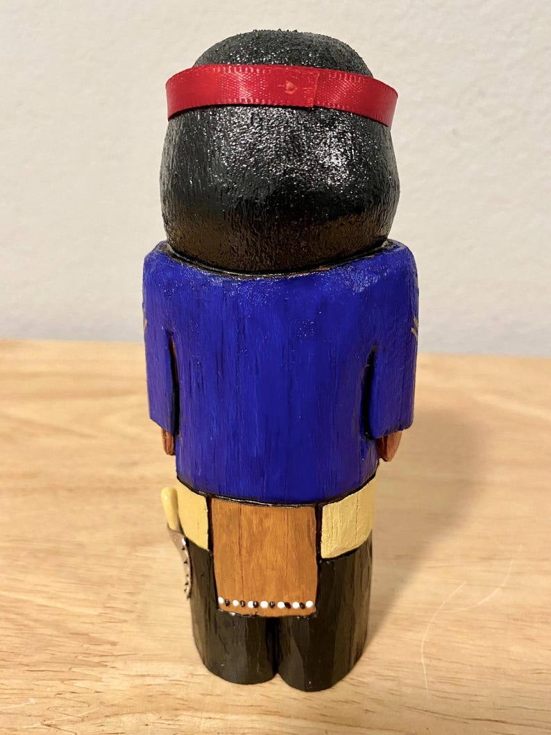 Blue Coat Scout Native American Art Doll OOAK - Etsy
