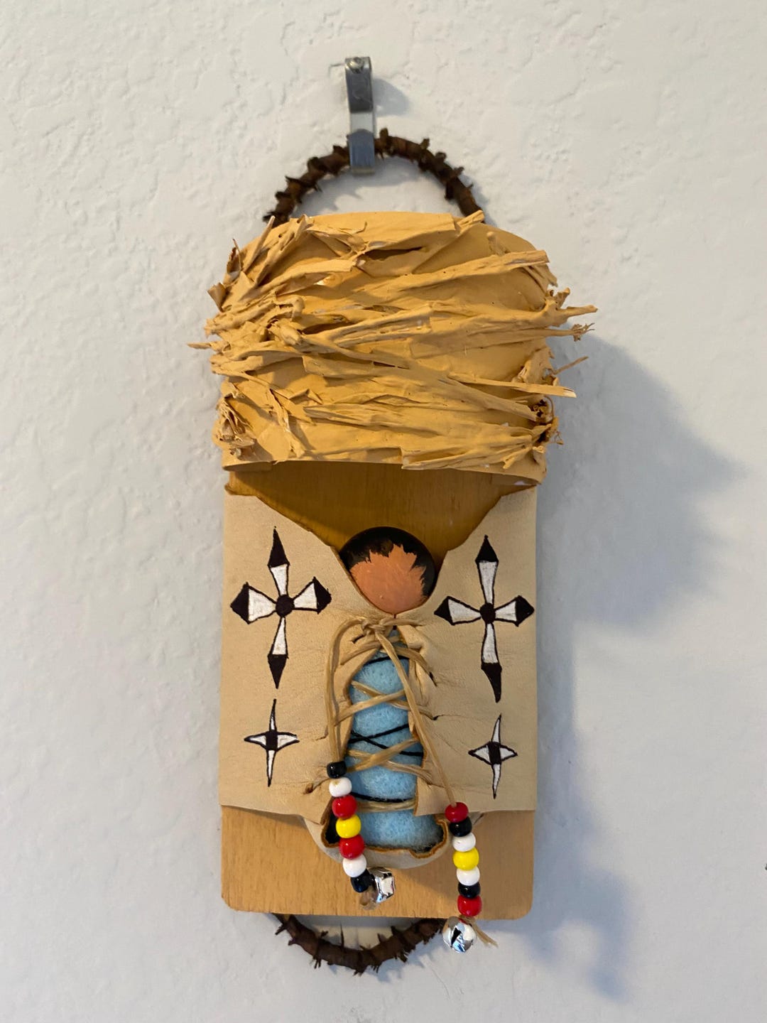Apache Cradle Board, Miniature Native America Culture OOAK Faceless ...