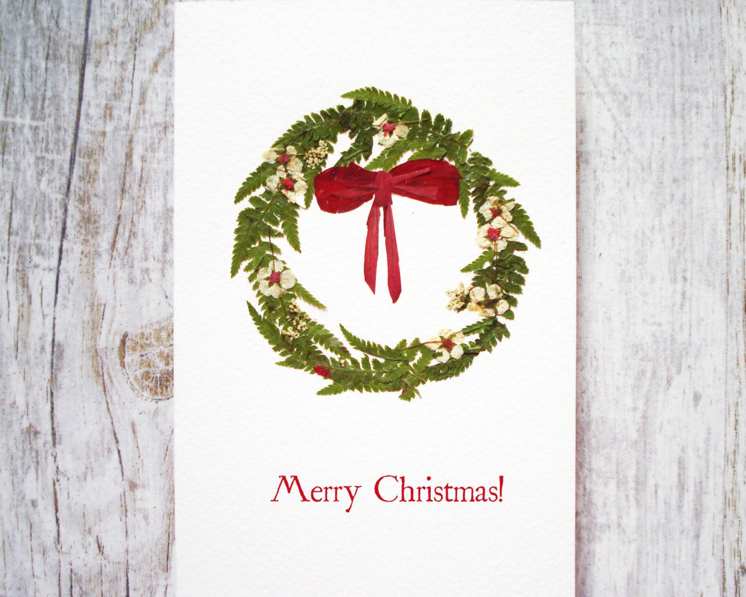 Christmas Card Botanical Print Christmas Print Floral Holiday Card Gift ...