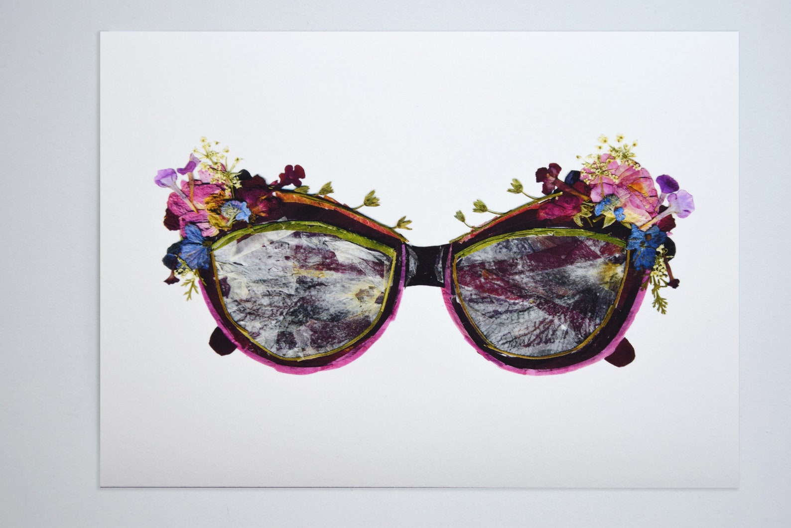 Purse PRINT of My Pressed Flower Art Purse Artwork Fashion Print ...