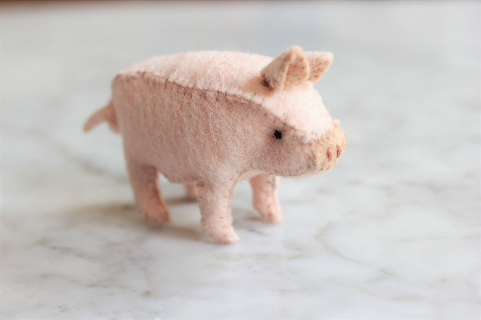 Pig Plush Pattern Felt Animal Pattern Pig Sewing Pattern - Etsy