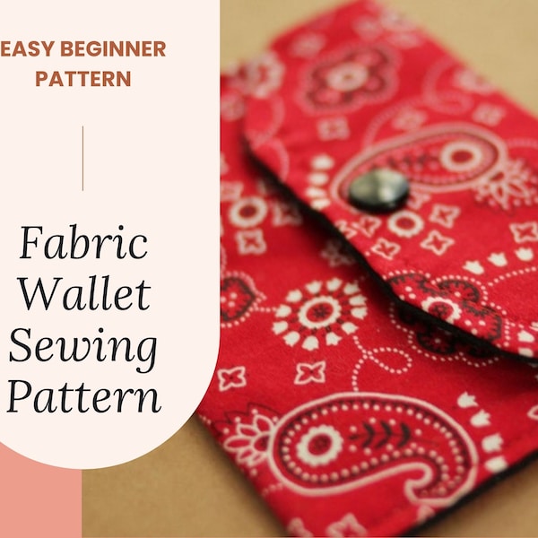 Snap Wallet Pattern - Etsy