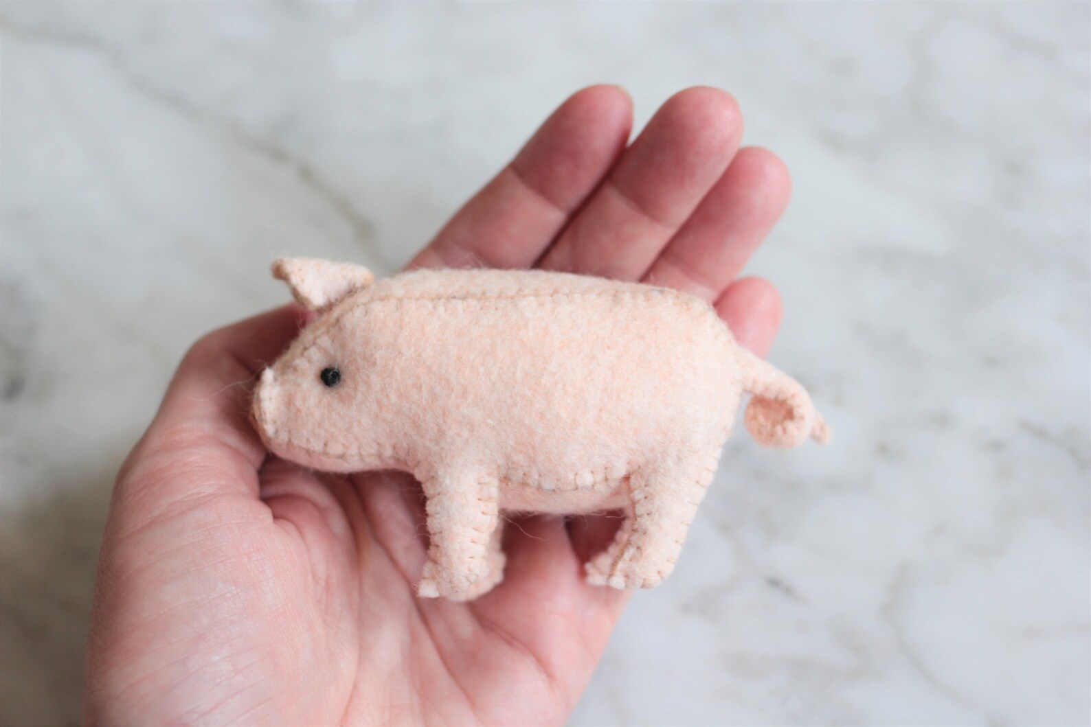 Pig Plush Pattern Felt Animal Pattern Pig Sewing Pattern - Etsy