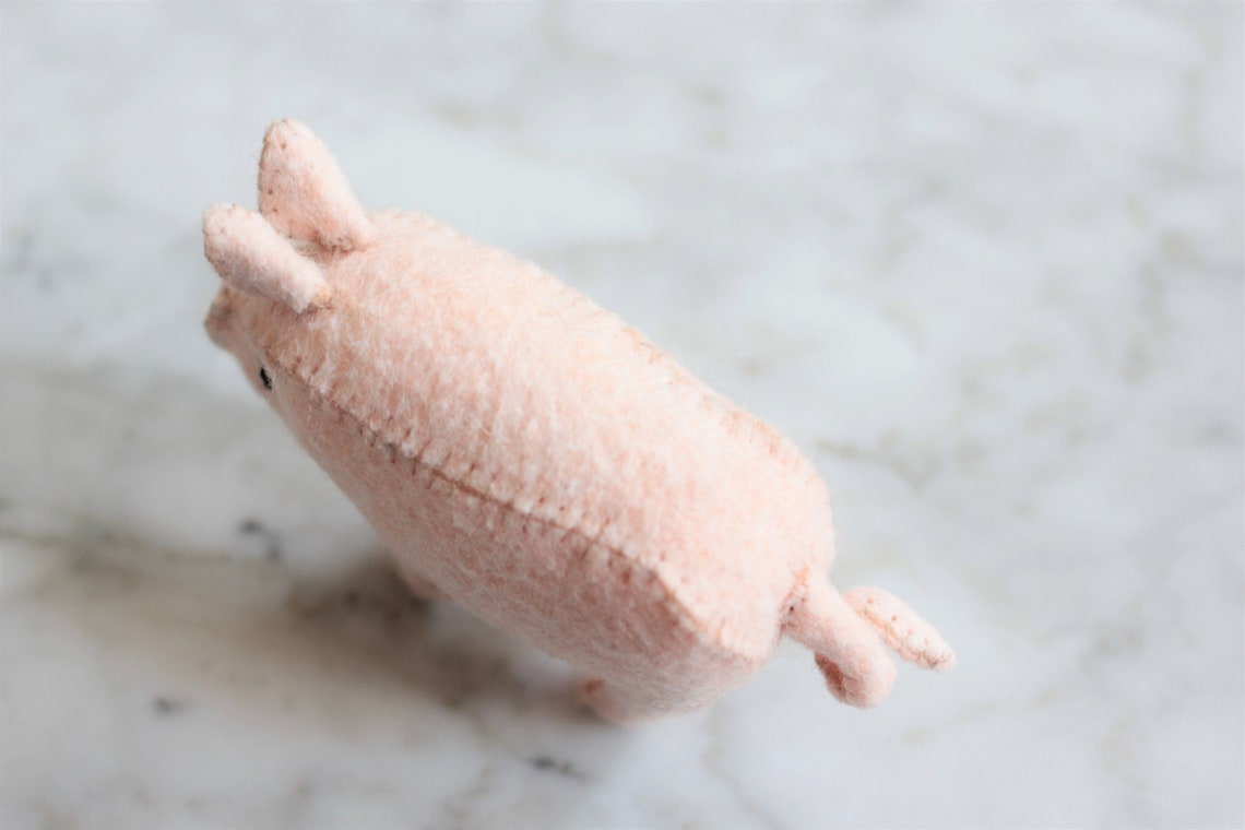 Pig Plush Pattern Felt Animal Pattern Pig Sewing Pattern - Etsy