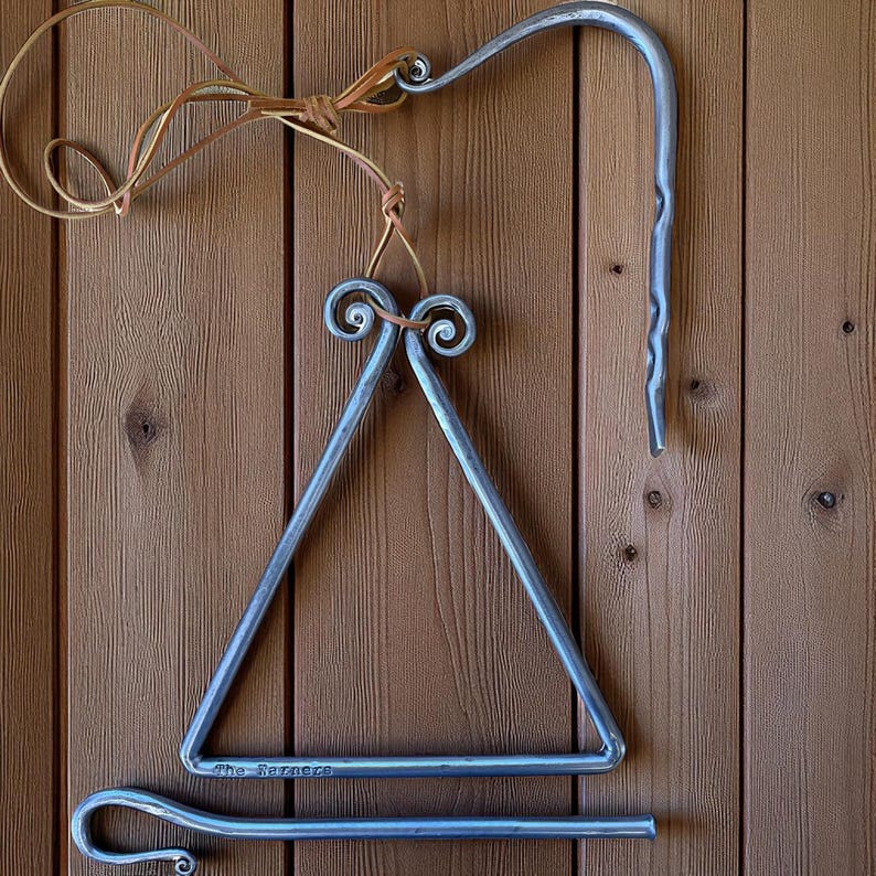 Scrolled Dinner Bell Triangle - Etsy