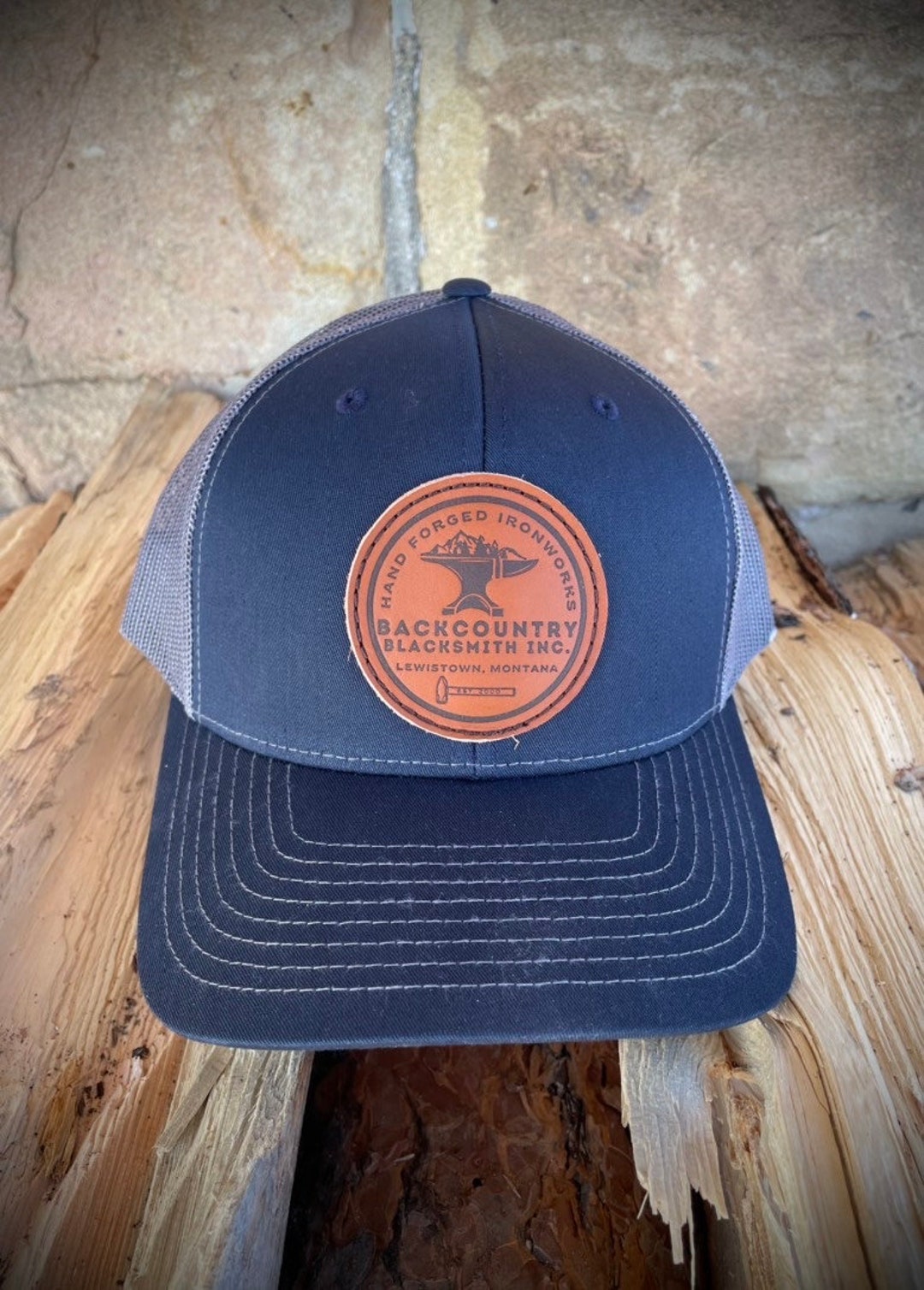 Backcountry Blacksmith Logo Trucker Cap - Etsy