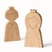 Natural Wood Princess Doll: Waldorf-inspired Toy - Etsy