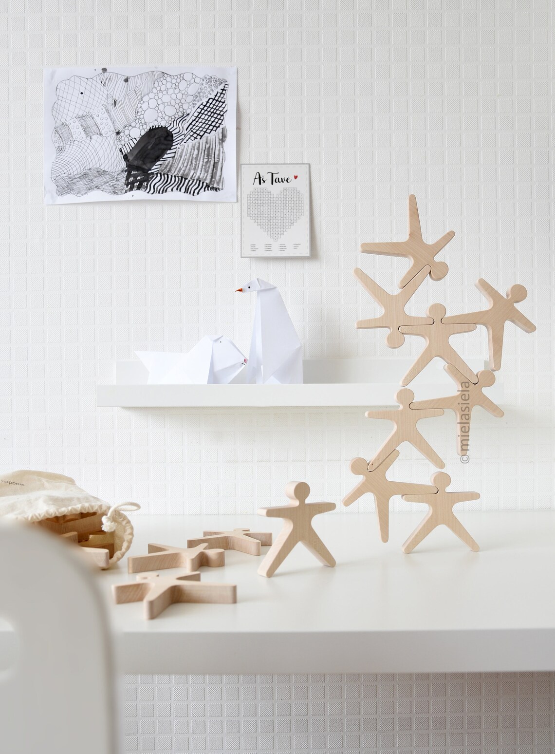 Wooden Stacking and Balancing Game Balance Stacking Toy | Etsy