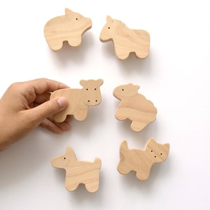 Farmyard Drawer Knobs - Nursery Dresser Knobs Farm Animals -unique ...