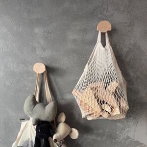 Nursery Wall Hook - Girl and Boy - Wooden Hooks for Kids Room - SAMPLE ...