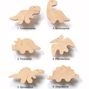 Dinosaur Nursery Dresser Knobs - Boy Room Decor, Animal Drawer Handles ...