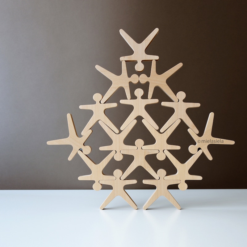 Wood Stacking Toy - Etsy