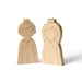 Natural Wood Princess Doll: Waldorf-inspired Toy - Etsy