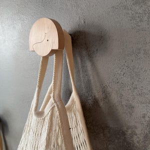 Nursery Wall Hook - Girl and Boy - Wooden Hooks for Kids Room - SAMPLE ...