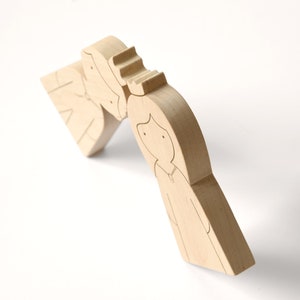 Natural Wood Princess Doll: Waldorf-inspired Toy - Etsy