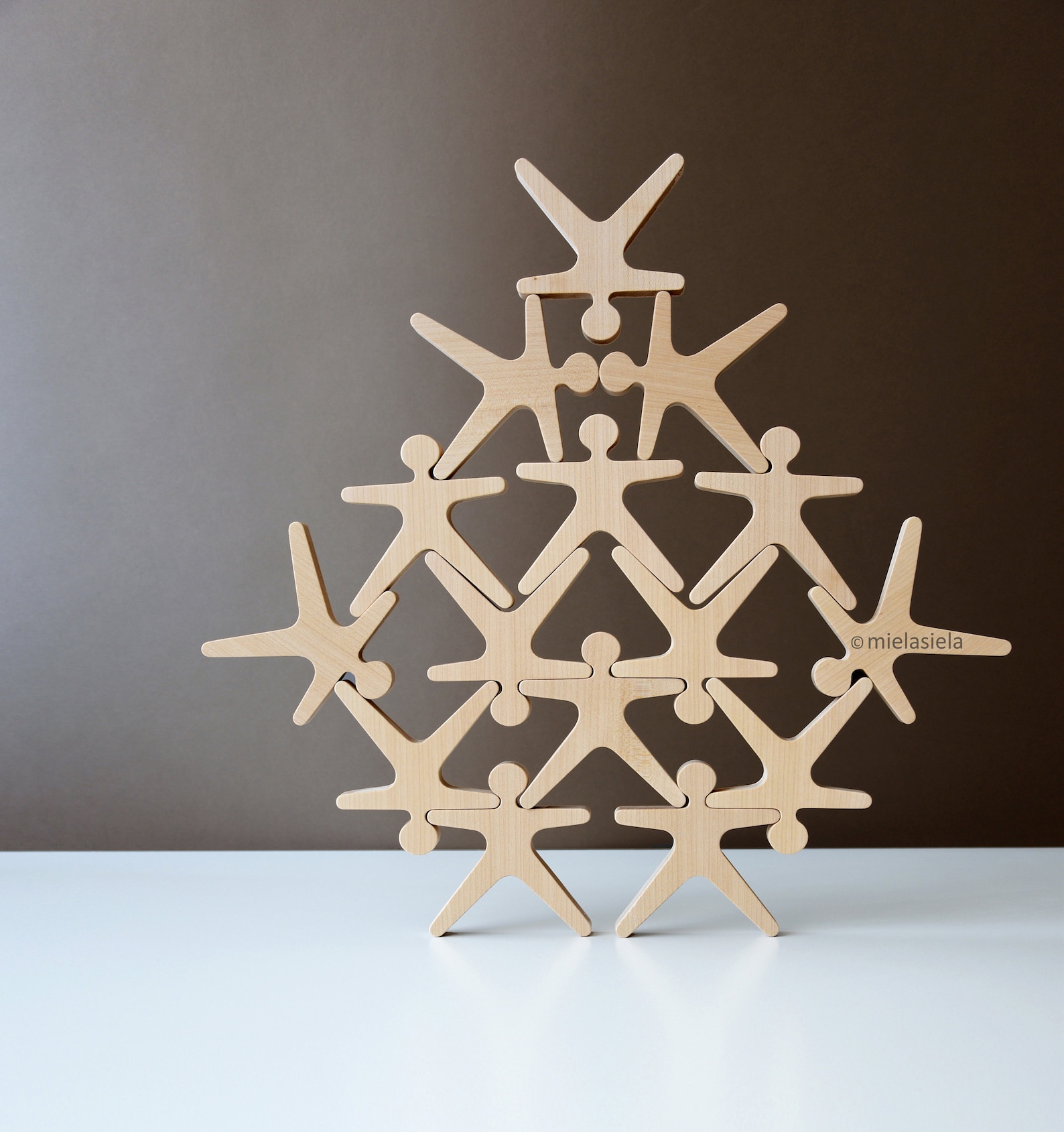 Wooden Stacking Balance Board Game ACROBATS® by Mielasiela - Wooden ...