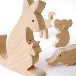Eco-friendly Wooden Stacking and Balancing Game 12 Animals - Etsy