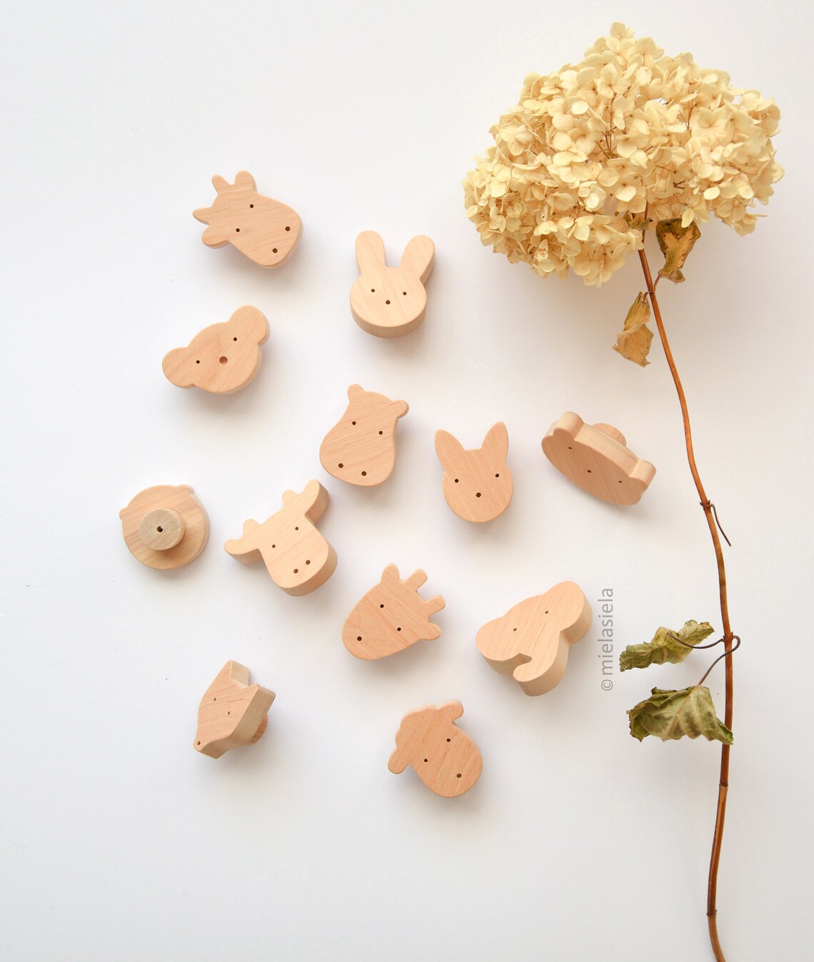 Animal Knobs for Nursery Dresser Wooden Drawer Pulls for - Etsy