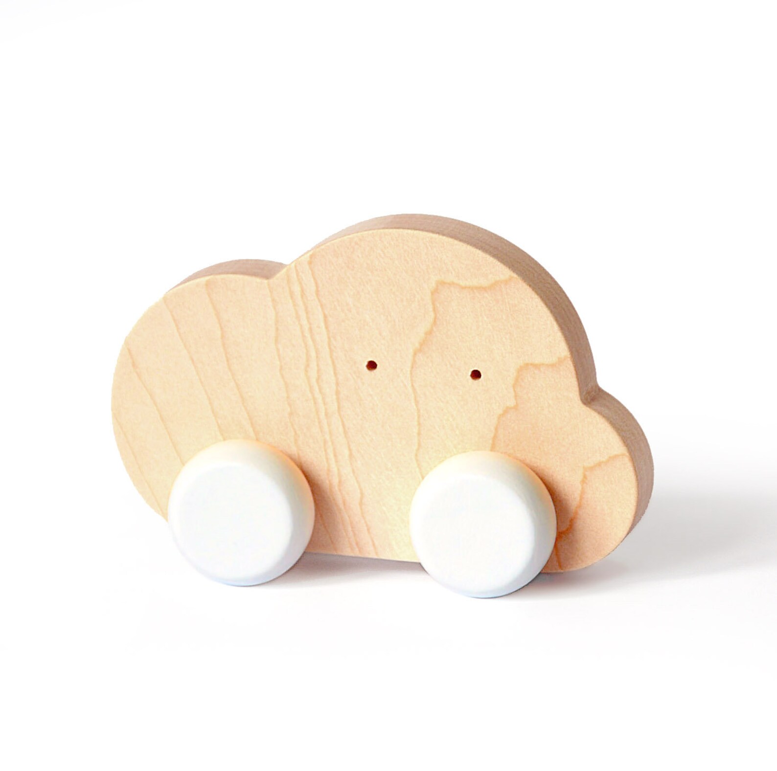 Wooden Push Along Toy Cloud Toy on Wheels for Toddlers | Etsy