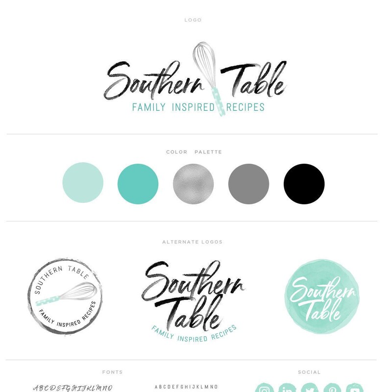 Food Blog Logo - Etsy