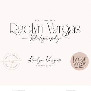 Modern Text Logo, Premade Salon Logo, Boutique Logo Design ...