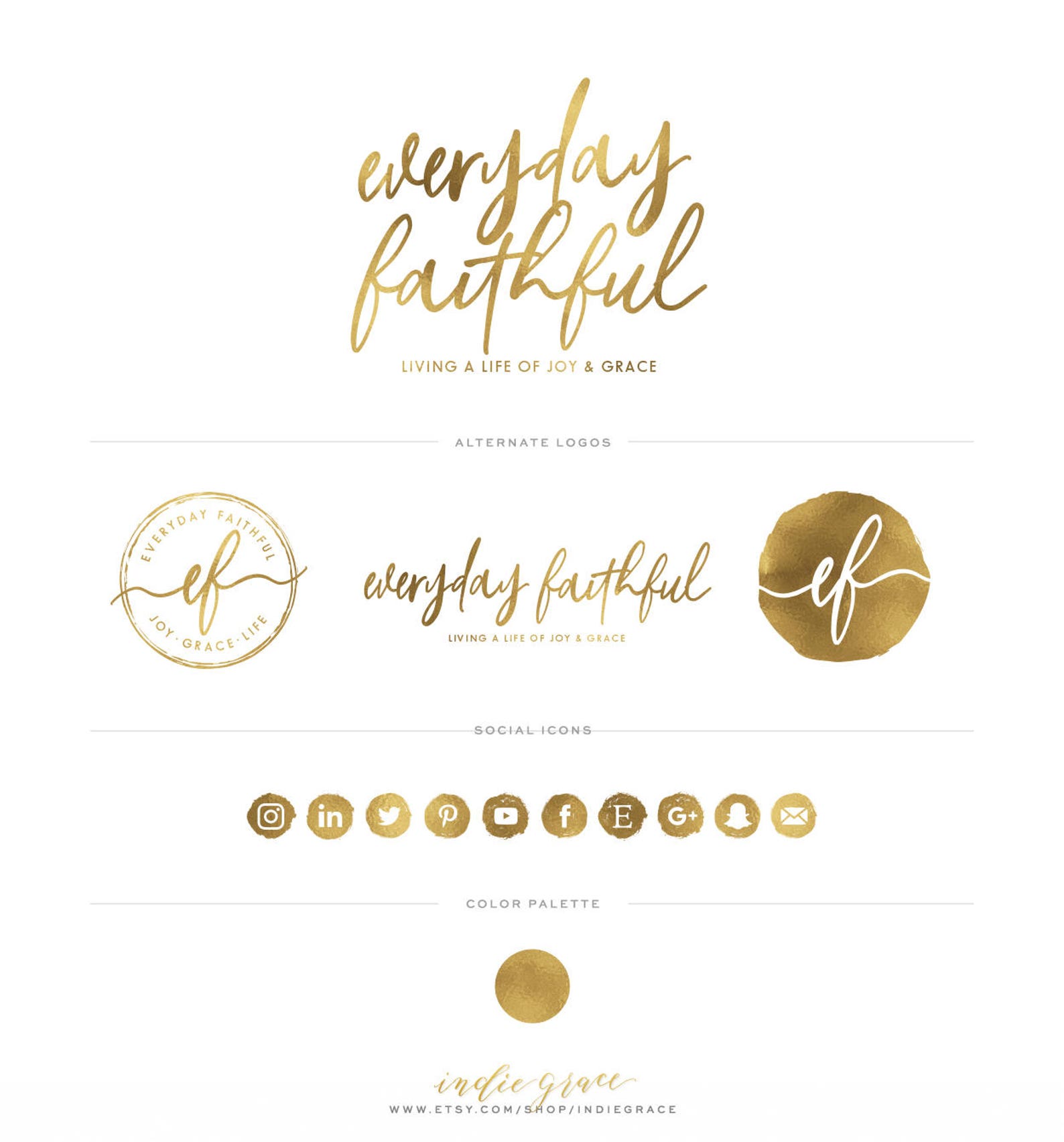 Modern Script Logo Design Predesigned Custom Logo | Etsy