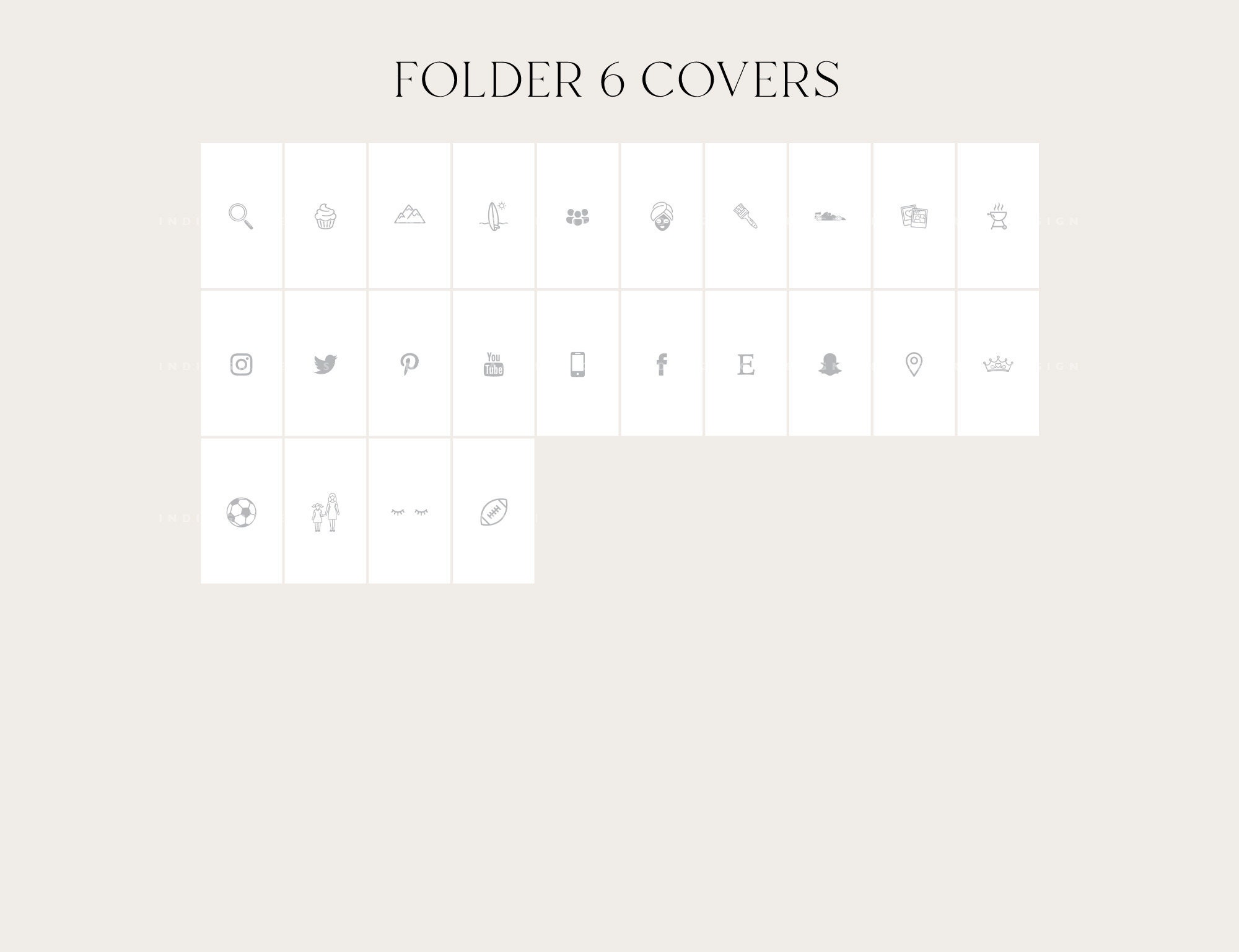 270 White & Grey Instagram Highlight Cover Images Modern | Etsy