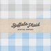 Pretty Pastel & Rose Gold Vintage Buffalo Plaid Papers - Check Checkker ...