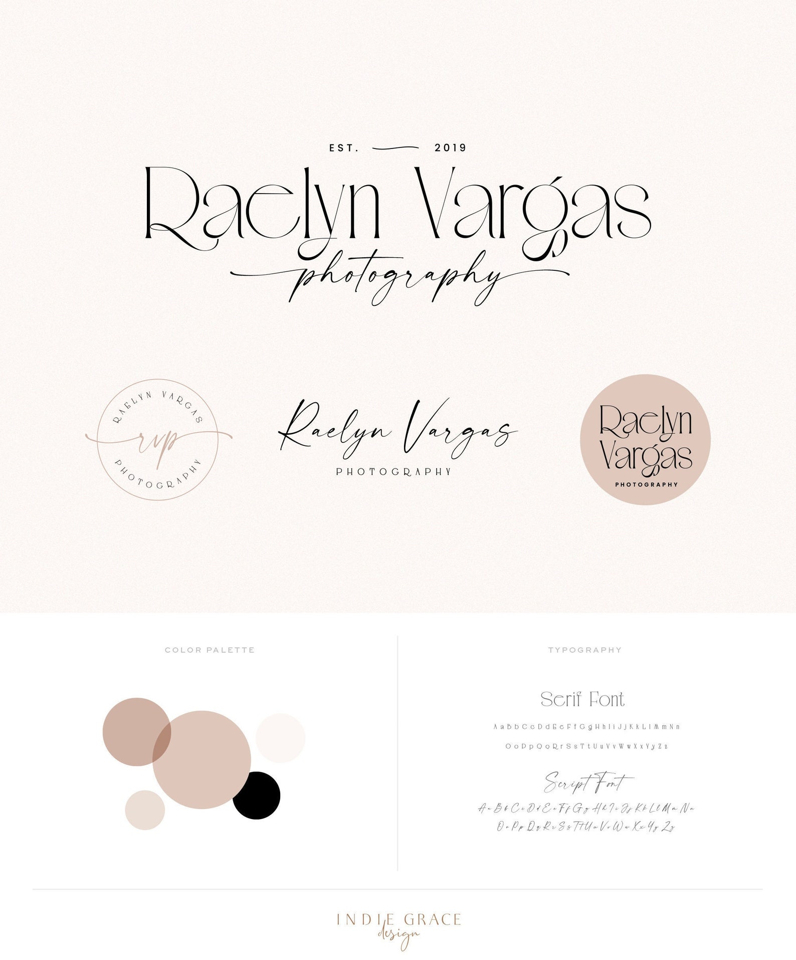 Modern Text Logo Premade Salon Logo Boutique Logo Design - Etsy UK